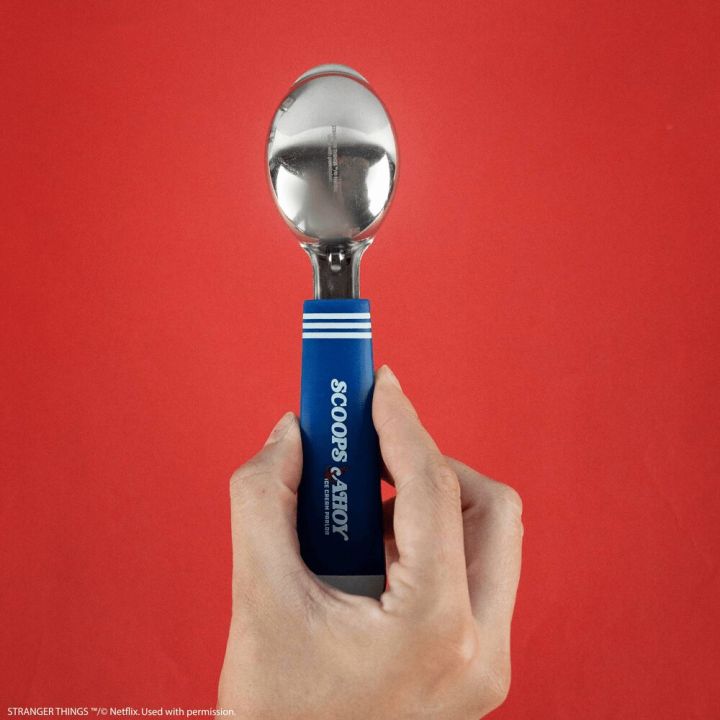 Stranger Things Scoops Ahoy Ice Cream Bowl Spoon Milk Shake Glass Paper ...