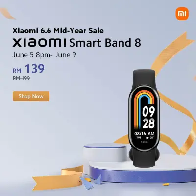 Xiaomi Smart Band 8 Price in Malaysia & Specs - RM126 | TechNave