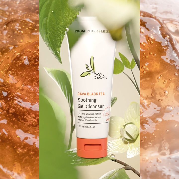 From This Island Java Black Tea Soothing Gel Cleanser | Sabun Cuci Muka ...