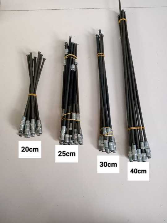 SELANG PIPA REM BESI NEPEL 10 PANJANG,20/25/30/40cm HARGA 1 PCS ...