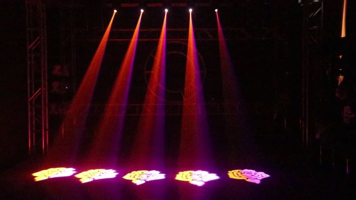 30W DMX Control Disco Light Moving Head Beam Light With Prism Gobo For ...