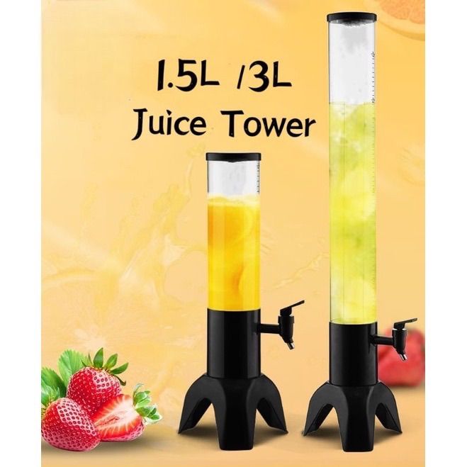 Juice Tower Bekas Air Menara Balang Air Tabung Air Jug air Beer Tower ...