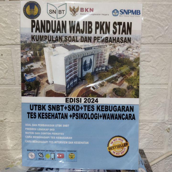 BUKU PANDUAN WAJIB PKN STAN KUMPULAN SOAL SOAL STAN 2024 | Lazada Indonesia