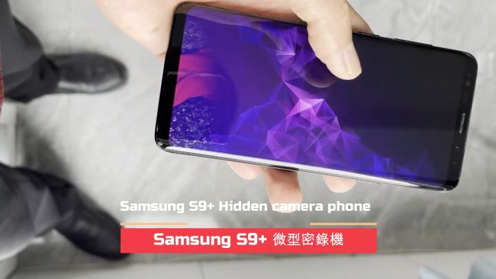 Samsung S9+ศัพท์มือถือ Spy Camera Secret Recorder กล้องซ่อนกล้องตรงไปตรงมากล้องซ่อนขนาดเล็กกล้อง ...