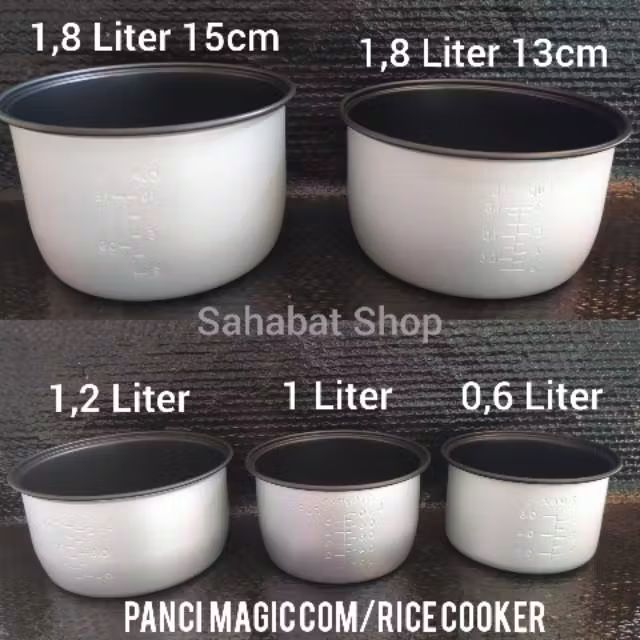 PANCI TEFLON RICE COOKER / MAGIC COM MIYAKO COSMOS RRT UKURAN LENGKAP ...