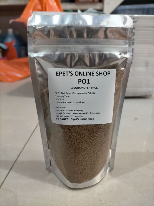 EPets PO1 100g- Fish Food Sinking Pellet | Lazada PH
