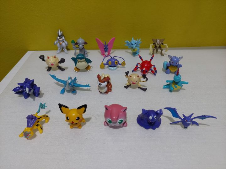 Model Pokemon โมเดลขนาดเล็กโปเกม่อน ขายยกชุด20ตัว ชุดละ200บาท | Lazada ...