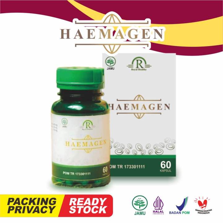 Haemagen Herbal Bersih Darah Obat Gatal Eksim Scabies Iritasi Isi 30 ...