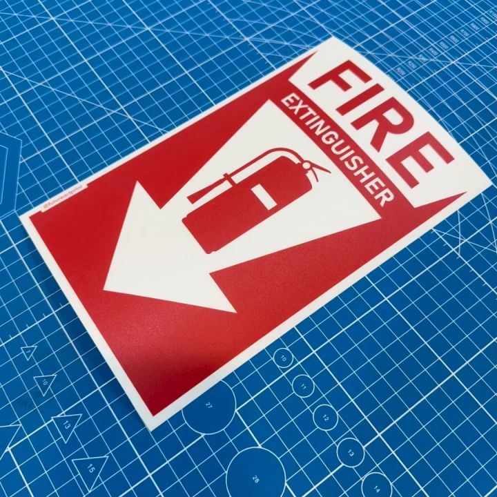 Fire Hose Reel. Premium Sticker Sign Notice Signage. Hos Api. | Lazada