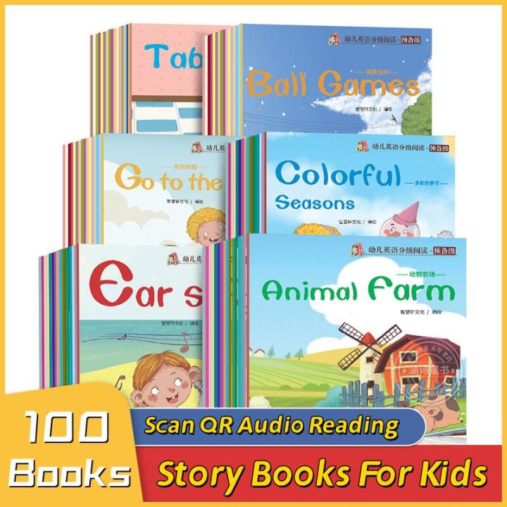 60 Books Set English Story Book for Kids Learning Buku Budak Bedtime ...