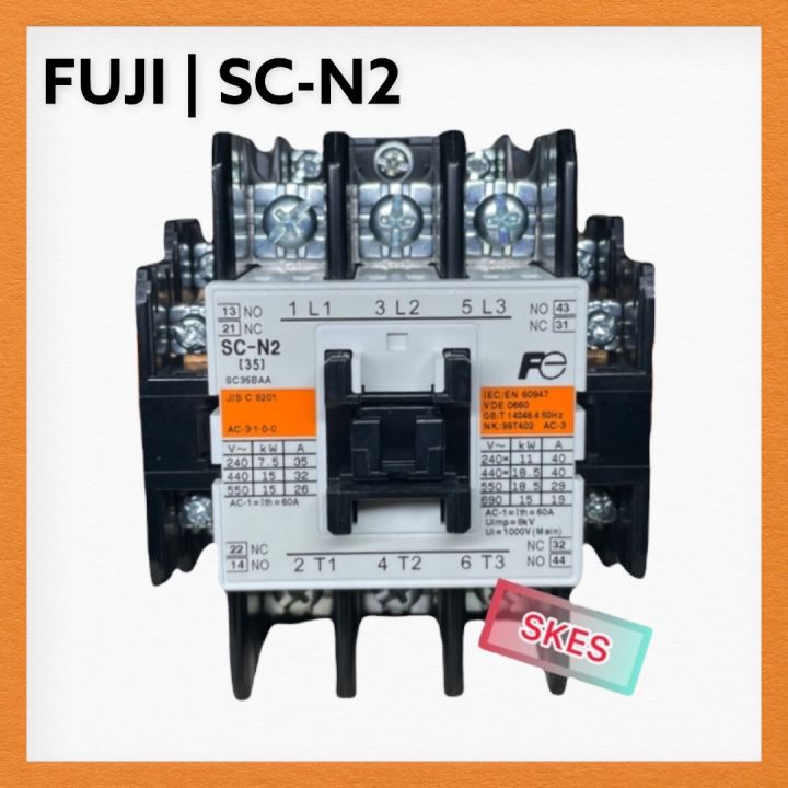FUJI SC-N2 MAGNETIC CONTACTOR MADE IN JAPAN | scn2 | SSK ELECTRIC ...