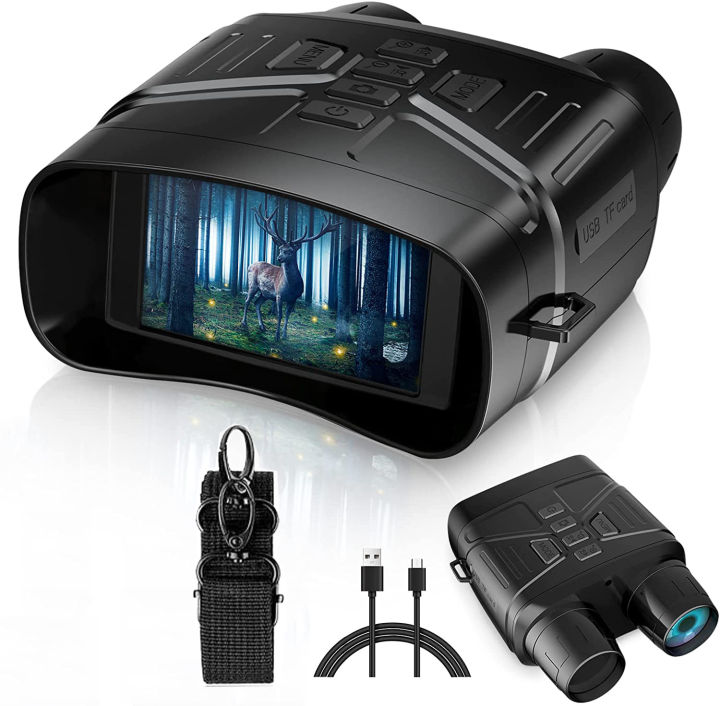 VEEDOOCA Nv4000 4k Night Vision Binocular 3 Inch Large Screen 5X ...