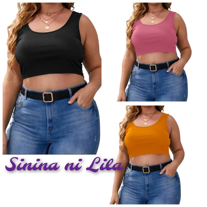 PLUS SIZE SUZY CROP TOP | Lazada PH