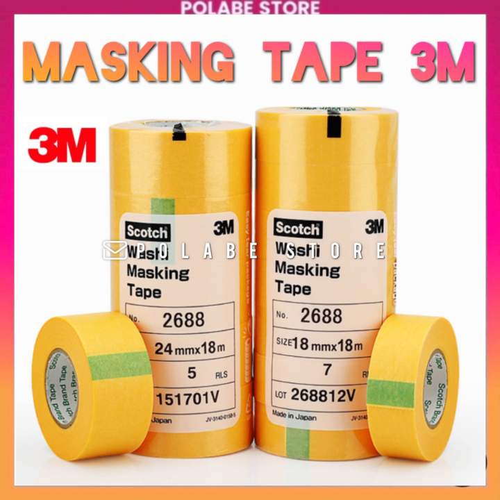 Băng keo Masking Tape 3M washi Tape mod 3M Băng keo giấy 3M 2688 Scotch ...