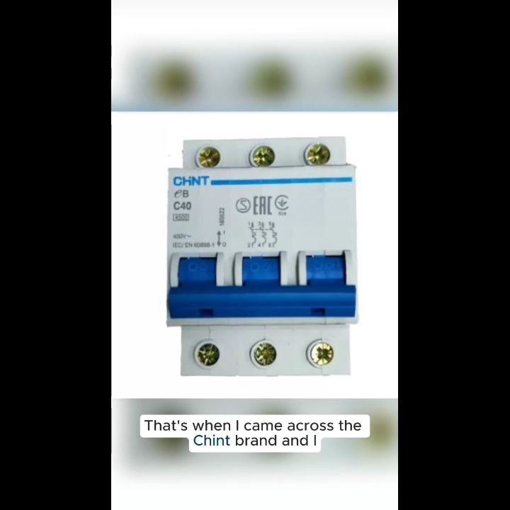 40A 3Pole Miniature Circuit Breaker 4.5 KAIC 220V (DIN Rail Type) (MCB) CHINT , Circuit Breakers ...