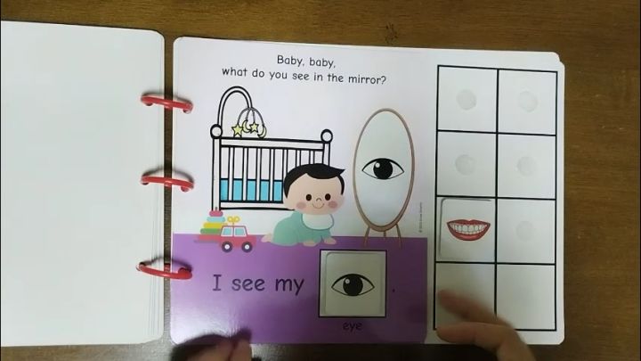 Body Parts Vocabulary SENTENCE BUILDING Interactive Book Busy Book ...