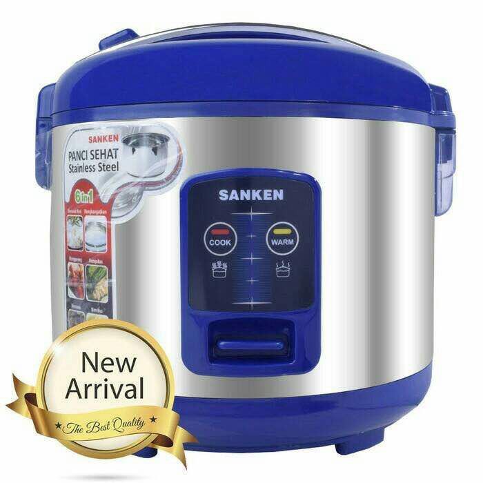 SANKEN Rice Cooker Stainless Steel 1.8 Liter Biru SJ-2000 M Original ...