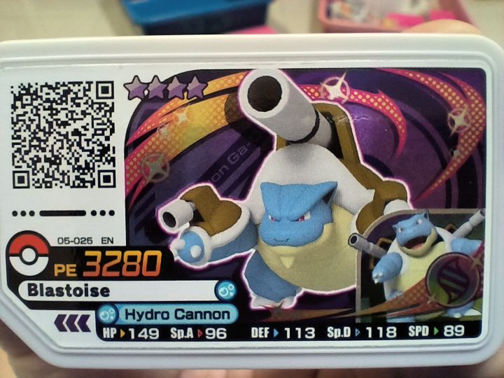 pokemon gaole Original 4 stars Pokemon Gaole Disc 05-025 Blastoise with ...