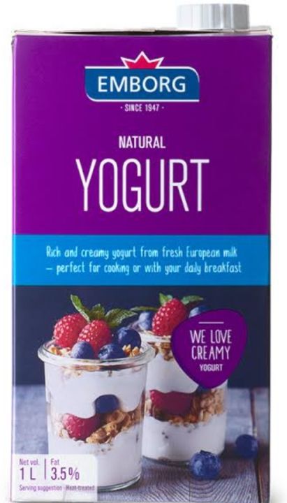 Emborg Natural Yogurt 1L | Lazada PH