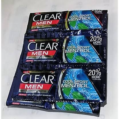 HOT Clear men shampoo 12 sachets | Lazada PH