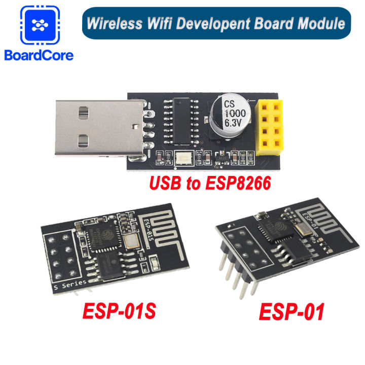 ESP01 Programmer Adapter ESP-01S Adaptaterr ESP8266 CH340G USB to ...