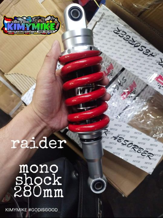 MTR MONO SHOCK FOR RAIDER 150 CARB AND FI 280mm ADJUSTABLE | Lazada PH