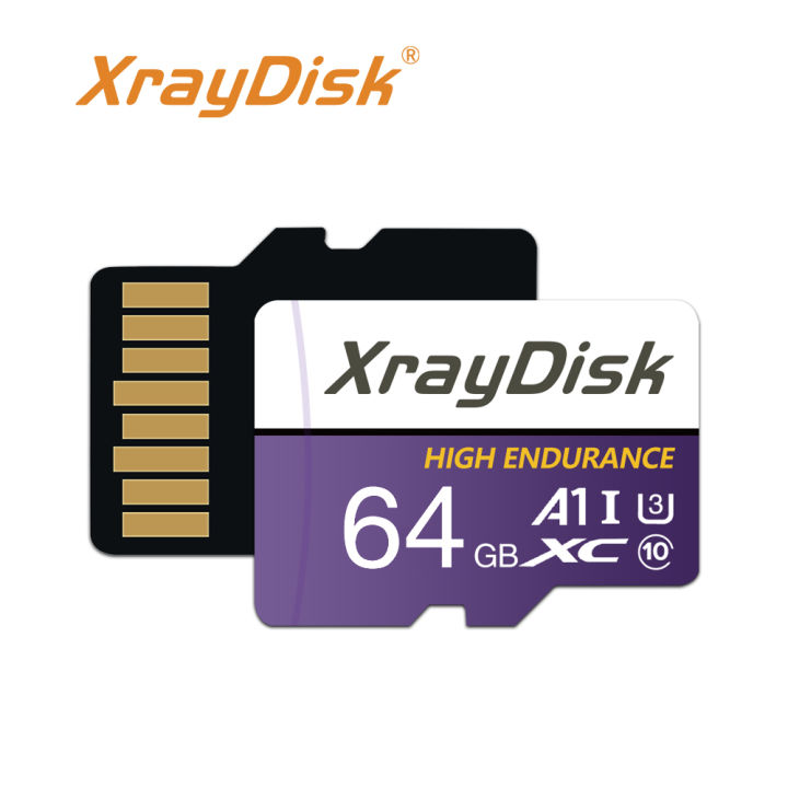 Xraydisk TF Thẻ 64G 128GB 256GB Thẻ nhớ tốc độ cao với bộ chuyển đổi A1 U3 Lớp 10 V30 cho điện ...