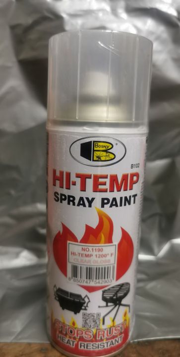 Bosny Hi Temp Clear gloss 1200F | Lazada PH
