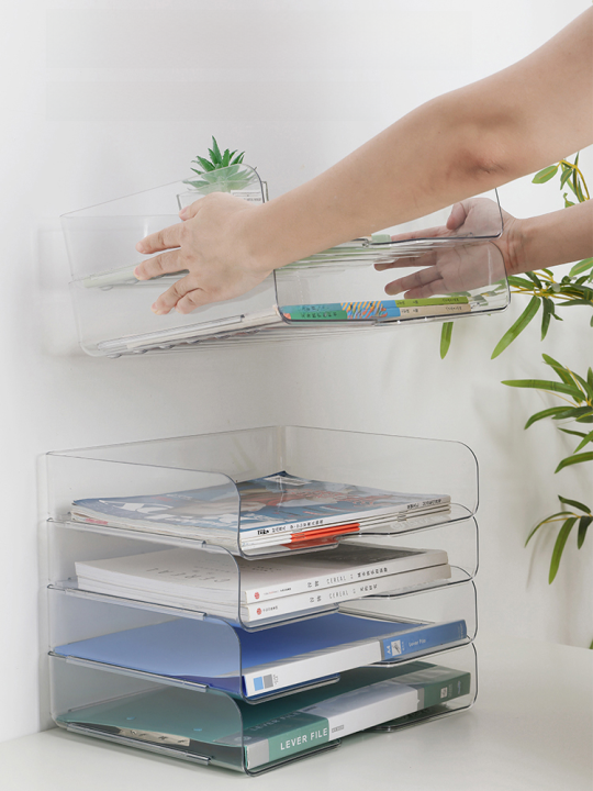 A4 Multi-layer File Organizer Office Desktopกล่องเก็บเอกสารins ...
