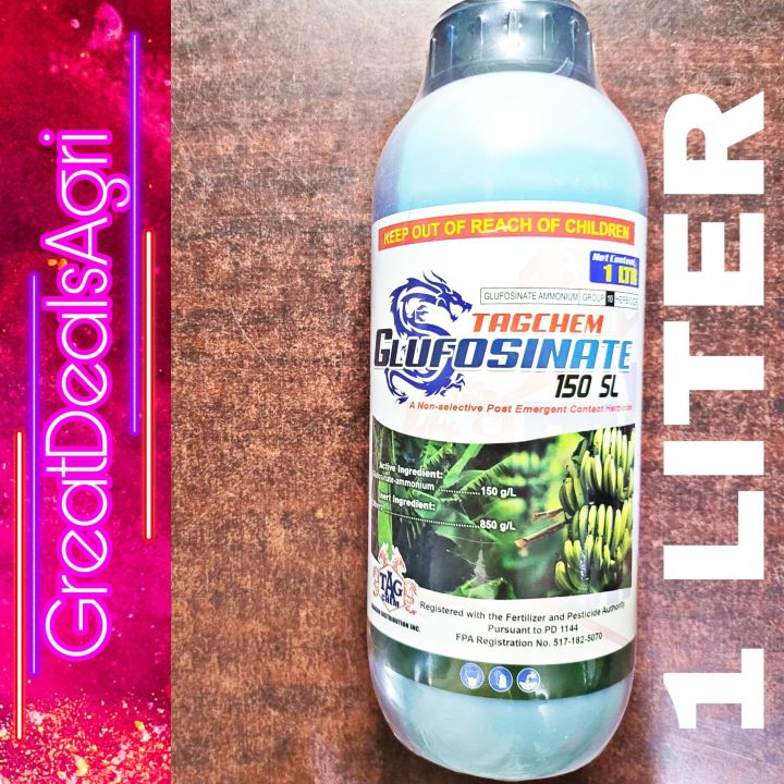 Tagchem GLUFOSINATE 150 SL Non-selective post emergent herbicide (1 ...