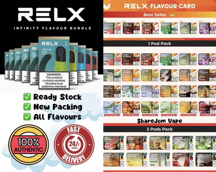 Relx Pod Relx Infinity / Essential Pod – NEW ARRIVAL (Ready Stock) | Lazada