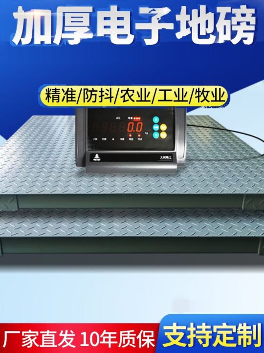 High Precision Electronic Ground Scale 1-3 Tons 5tons Fence Mounted ...