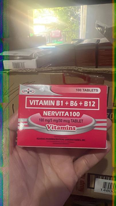 Vitamin B Complex Nervita NERVGEN 100 Tablets | Lazada PH