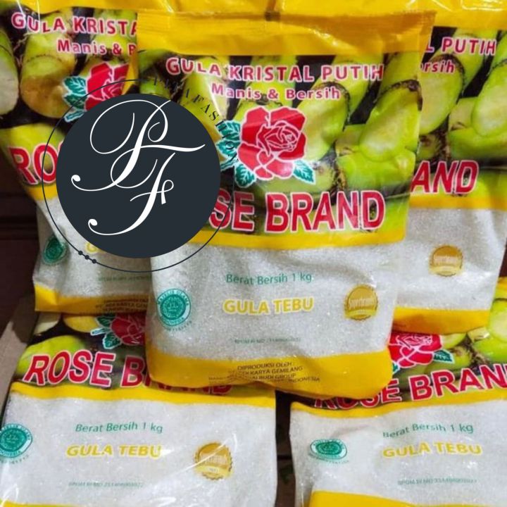 Pita collection gula tebu kristal putih bersih manis rose brand mawar ...