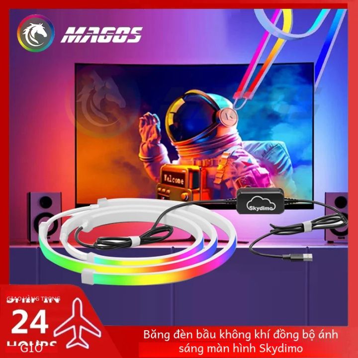 Dải Đèn LED RGB Skydimo Ambilight Cho PC, Gamer E-Sport, Màn Hình Máy Tính Để Bàn, 5V USB, Điều ...