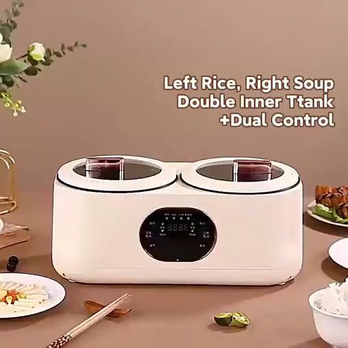 Double Rice Cooker Multi-function Non-stick Mini Double Bile Electric ...