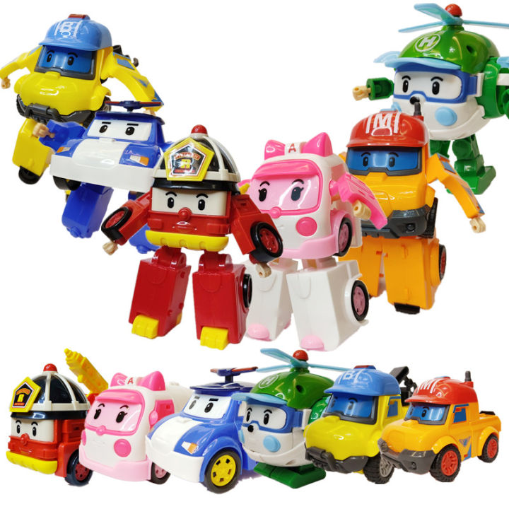 Hàn Quốc Polis Robocar Robot Biến Dạng Biến Đổi Hổ Phách Roy Haley ...