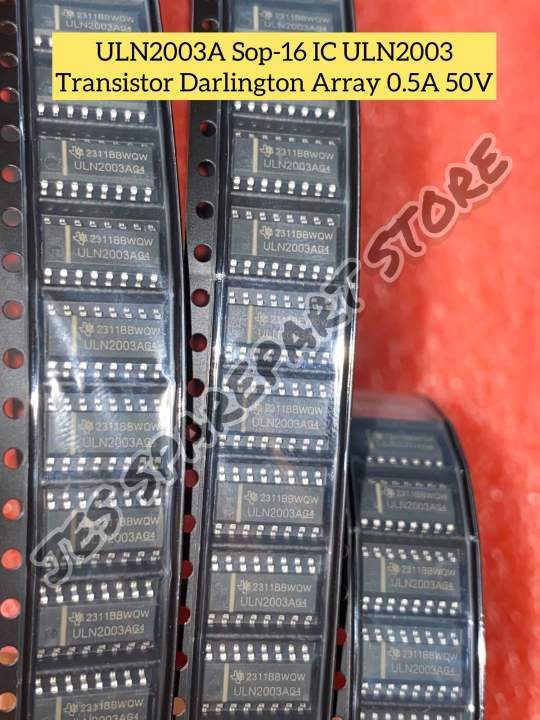 ULN2003A Sop-16 IC ULN2003 Transistor Darlington Array 0.5A 50V ... ULN2003A Sop-16 IC ULN2003 Transistor Darlington Array 0.5A 50V ...