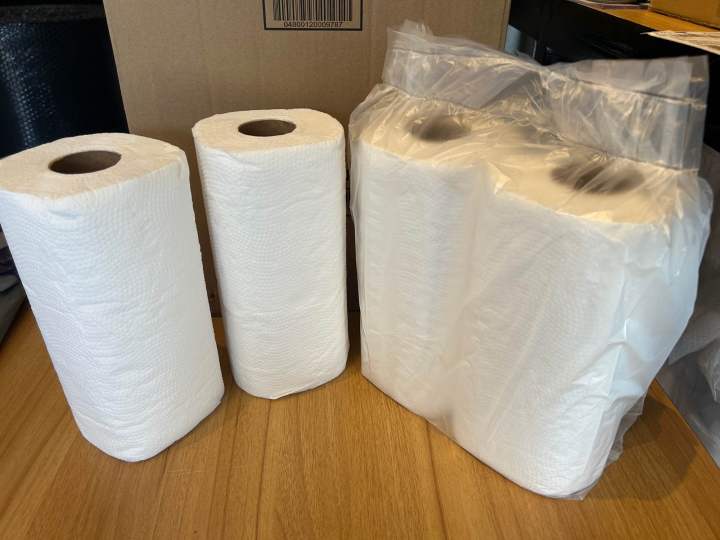 Kitchen Towel/ Jumbo Tissue Virgin Pulp (Twin Pack- 2 Rolls) 2 PLY/ 160 ...