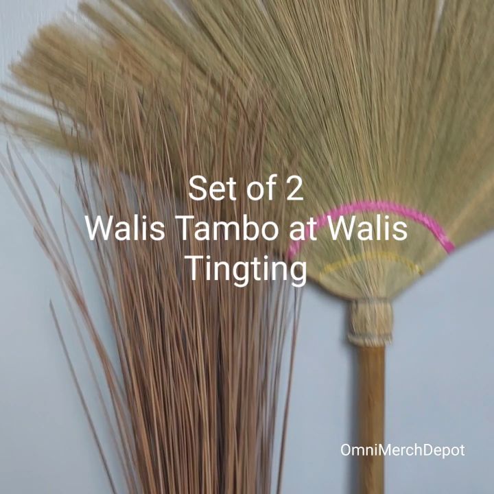 OmniMerchDepot Walis Tambo & Walis Tingting Set Heavy Duty Soft Broom ...