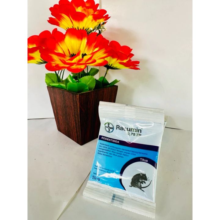Racun tikus RACUMIN 0,75TP bubuk sachet kemasan 20gram | Lazada Indonesia