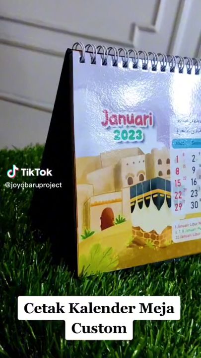 Kalender Duduk /Kalender Meja Custom | Lazada Indonesia
