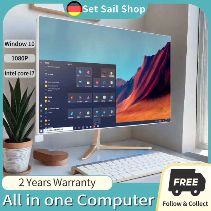 All In One Desktop computer PC Brand New Intel core I3 / i5 / i7 8g ram ...