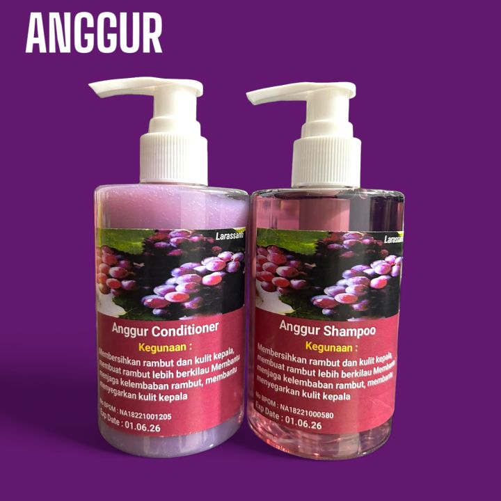 Paket Shampo & conditioner anggur 300+300ml | Lazada Indonesia