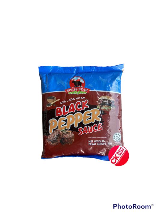 Swiss Bear Sos Lada Hitam 1Kg / Black Pepper Sauce 1Kg | Lazada
