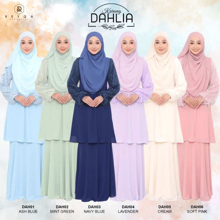[BAJU RAYA 2024] KURUNG DAHLIA | Lazada