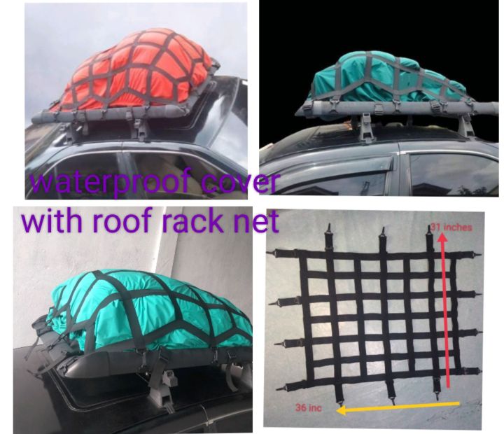 roof rack net with water proof cover | Lazada PH