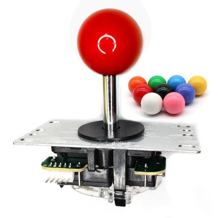 Copy SANWA Joystick With 5 Pin Connector 8 Way Classic Square Restrictor Arcade Game Machine ...
