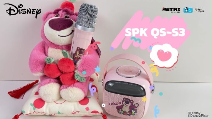 Disney SPK QS-S3 - ลำโพงไร้สายพร้อมไมโครโฟน ลายการ์ตูน | Lazada.co.th