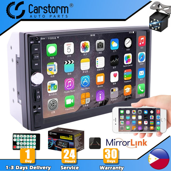 Carstorm 2 Din Car Radio 7" Touch Screen Car Stereo 7 inch Video MP5 ...